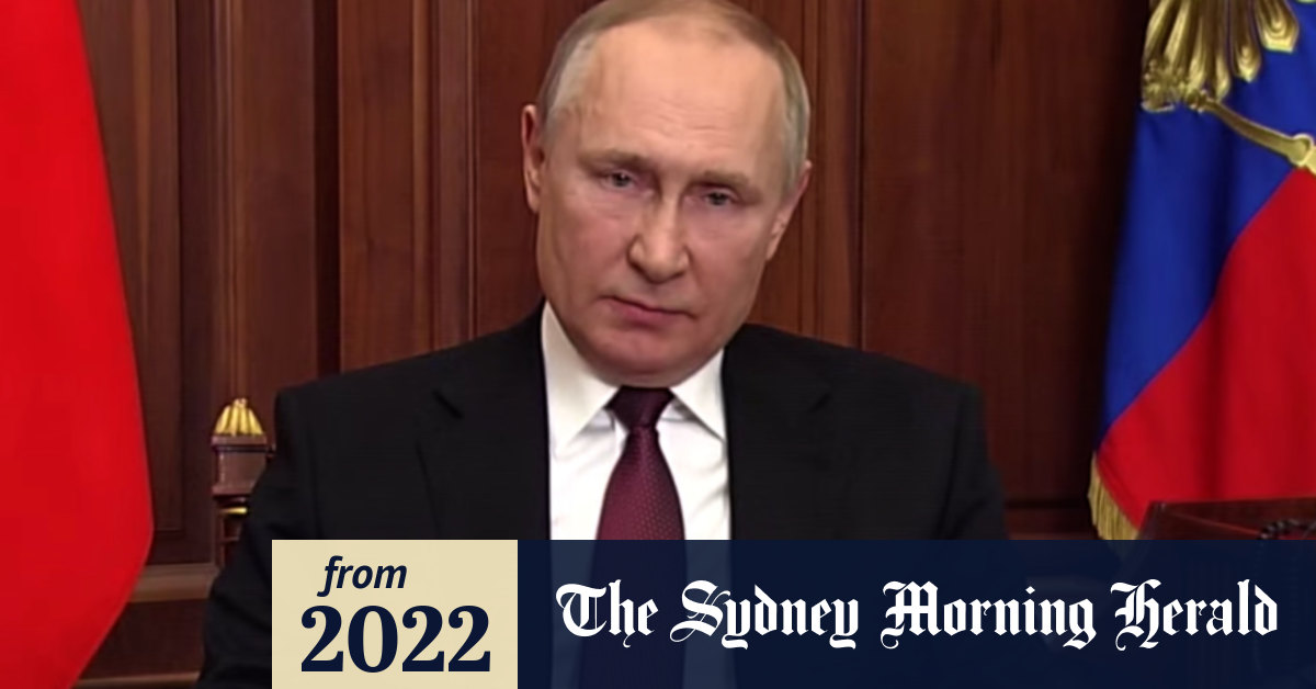 Video Putin Declares Military Operation In Ukraine